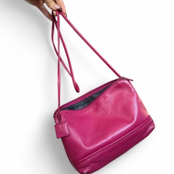 Amanda Smith | Bags | Vintage Amanda Smith Hot Pink Leather Y2k ...